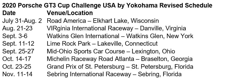 IMSA Releases Rest of 2020 Schedule - SpeedwayMedia.com