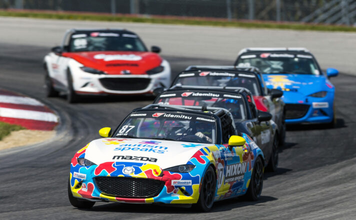Rollan Comes Out on Top of Six-Car Battle for Mazda MX-5 Cup Win at Mid ...