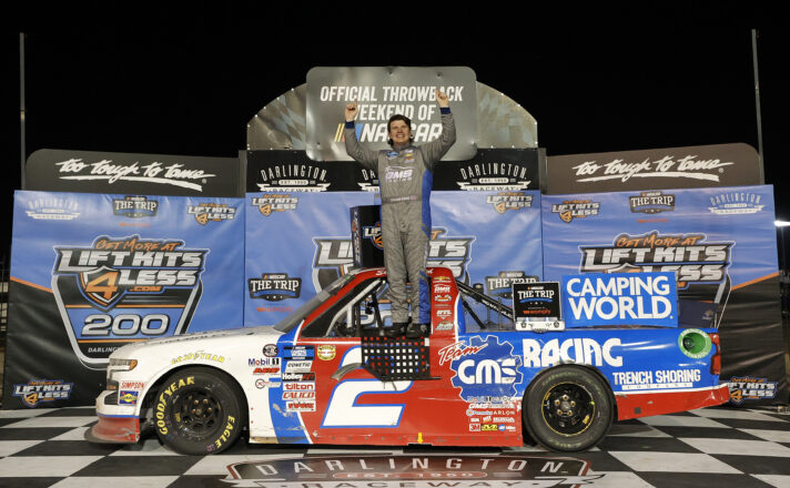 Sheldon Creed wins Truck Series race in thrilling finish at Darlington ...