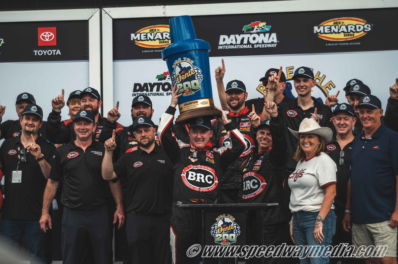 Brenden Queen wins crash-filled opener at Daytona for first ARCA ...