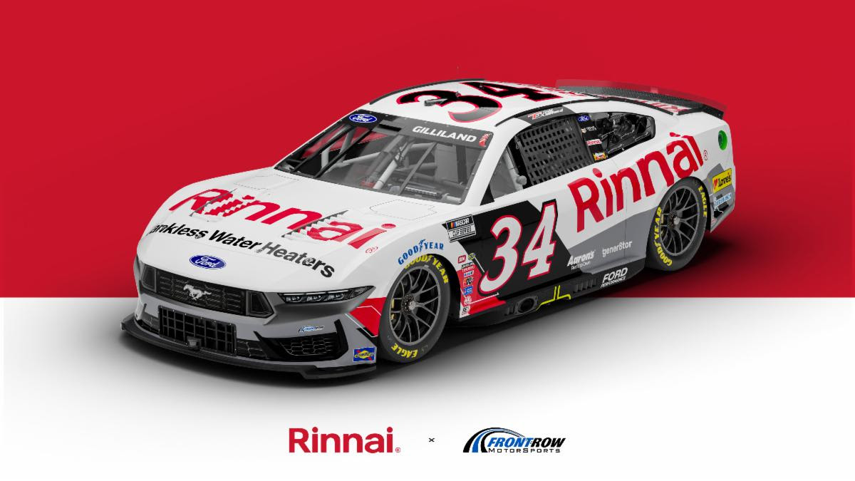 Rinnai America Corporation Partners with Front Row Motorsports and Team Partner - SpeedwayMedia.com