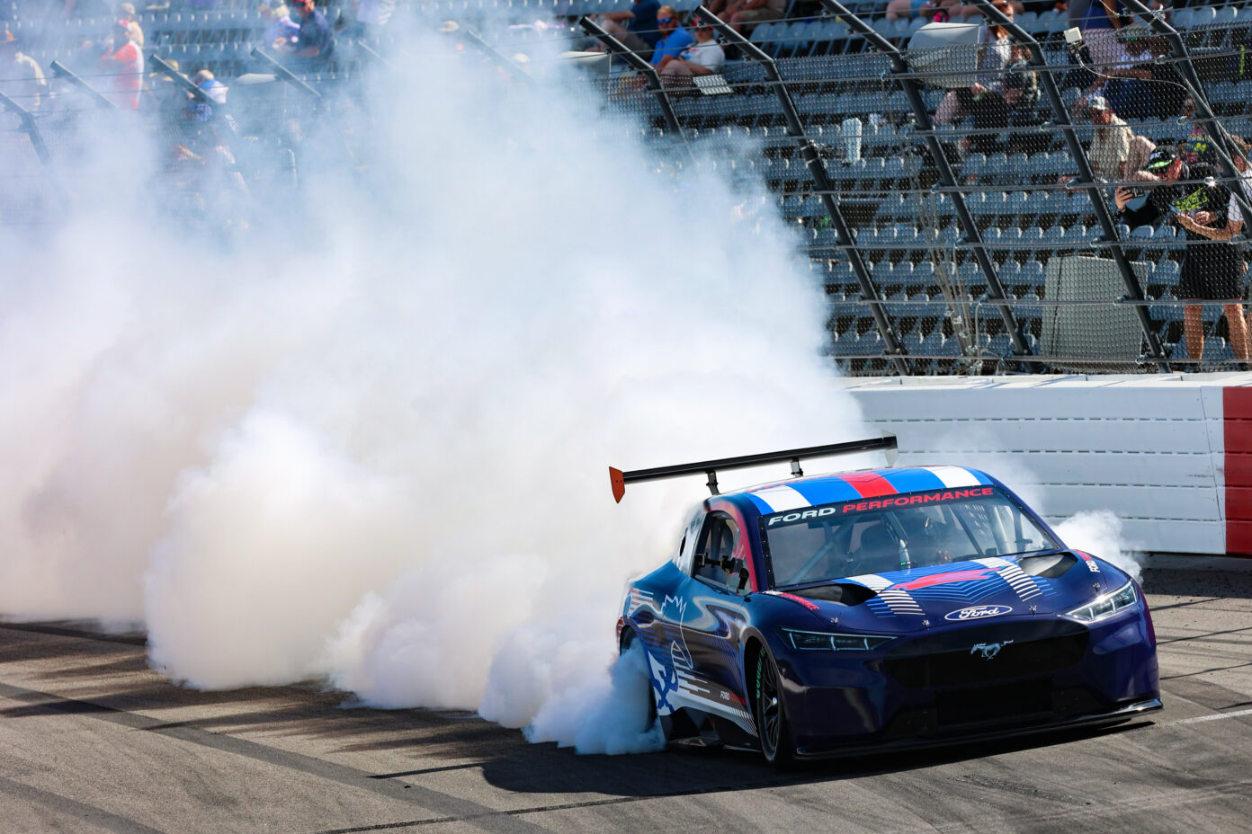 Ford Performance NASCAR: Mustang Mach-E NASCAR Prototype Takes First ...