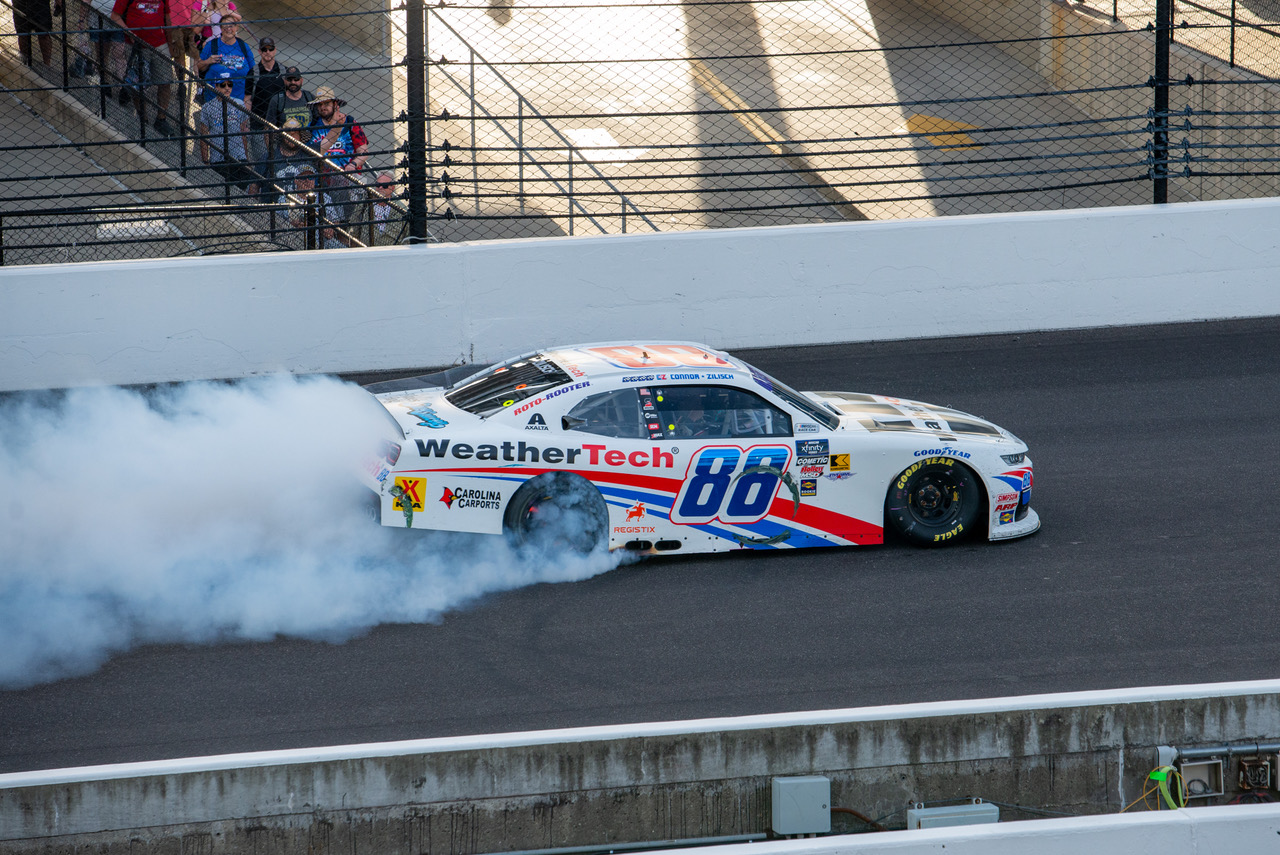 Connor Zilisch scores dramatic victory at Indianapolis; records 100th ...