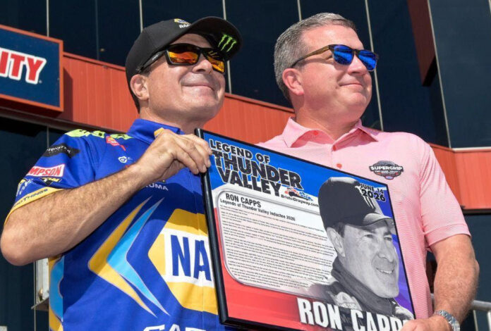 NHRA FUNNY CAR SUPERSTAR RON CAPPS BECOMES 24TH LEGEND OF THUNDER ...